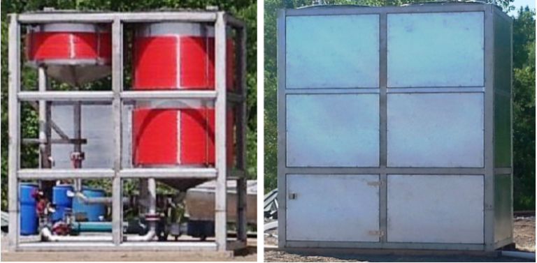 Digesteur anaérobie de 4 500 litres